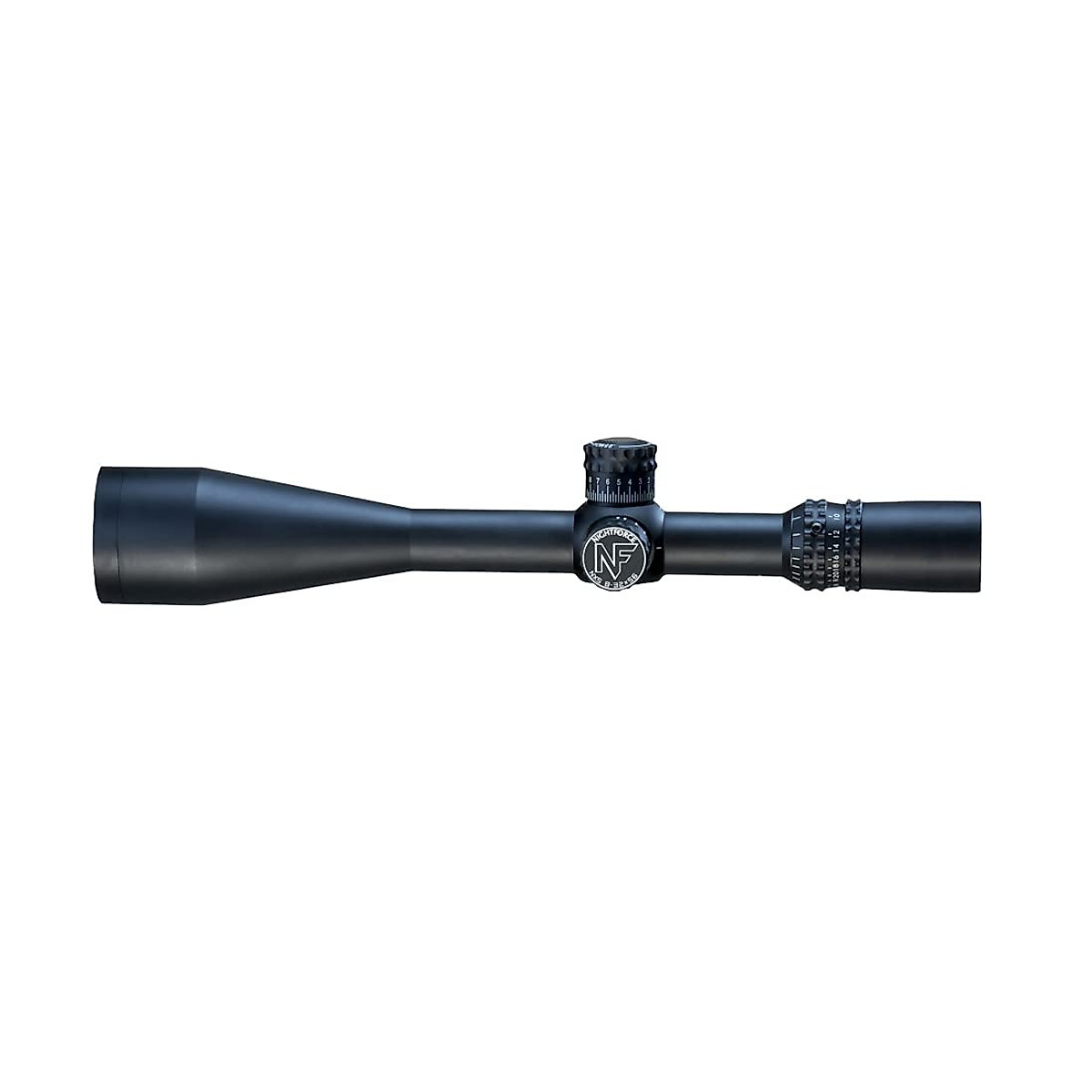 NIGHTFORCE NXS 8-32x56mm F2 30mm Tube Black Hunting Gun Scope - ZeroStop Parallax Adjustable Second Focal Plane Long-Range Shooting Scope Moar-T Reticle (C509)