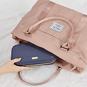 NISHEL Travel Jewelry Case, Travel Organizer for Necklaces, Earrings, Rings, Bracelets, Watch, Aegean-Blue