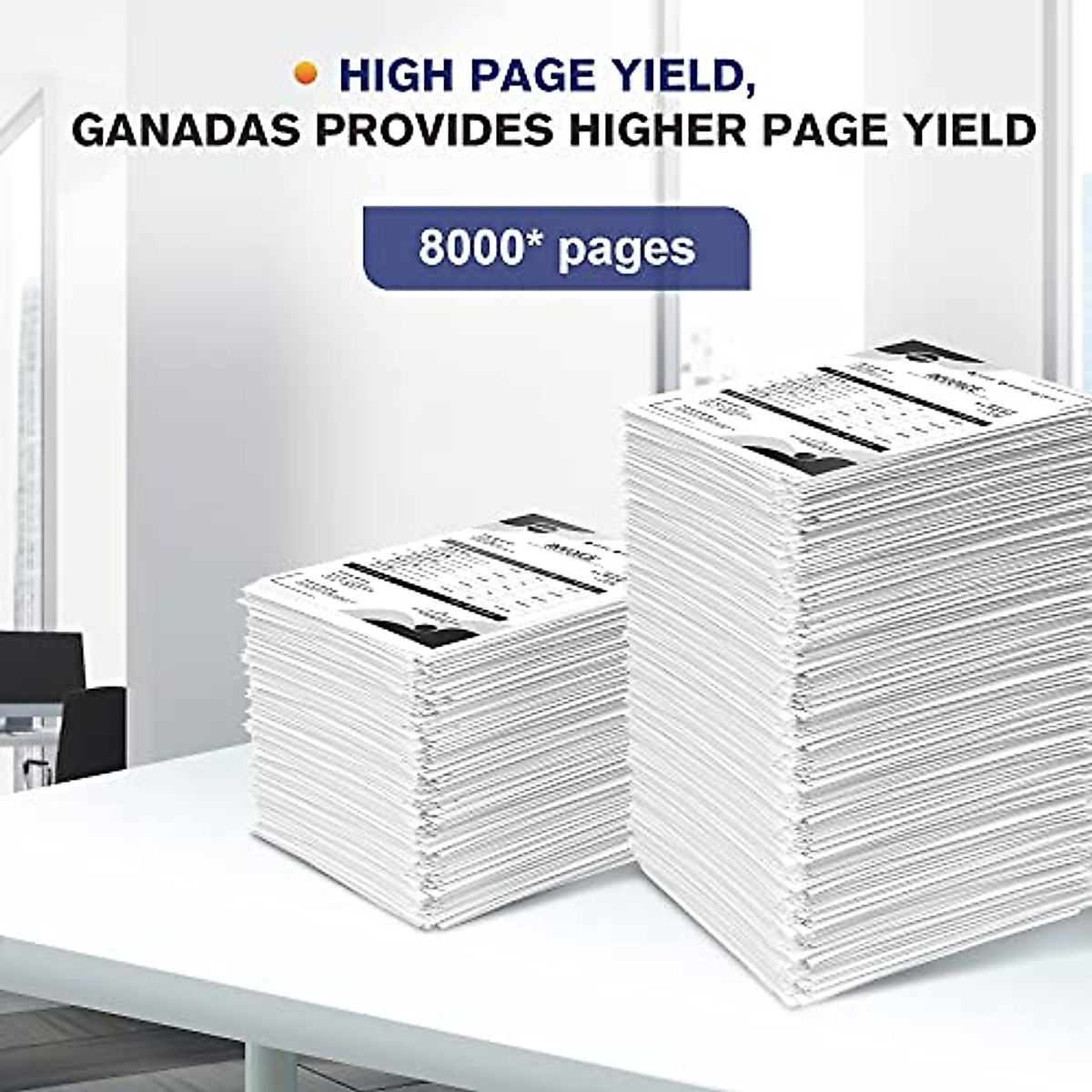 TN-850 Brother Toner Cartridge High Yield Replacement for TN850 TN-850 TN-820 TN820 Brother Toner Cartridge to Use with HL-L6200DW MFC-L5850DW HL-L5200DW MFC-L5900DW HL-L6400DW MFC-L5800DW (2 Black)