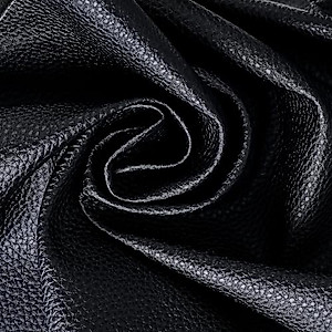 Vinyl Fabric Faux Synthetic Leather Material Sheets 54'' X 12'' Faux Leather Upholstery for Upholstery Crafts Sewings Sofa Handbag Hair Bows Decorations