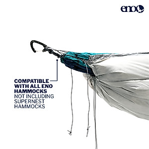 ENO, Eagles Nest Outfitters Blaze UnderQuilt Hammock Insulation for Winter, Glacier