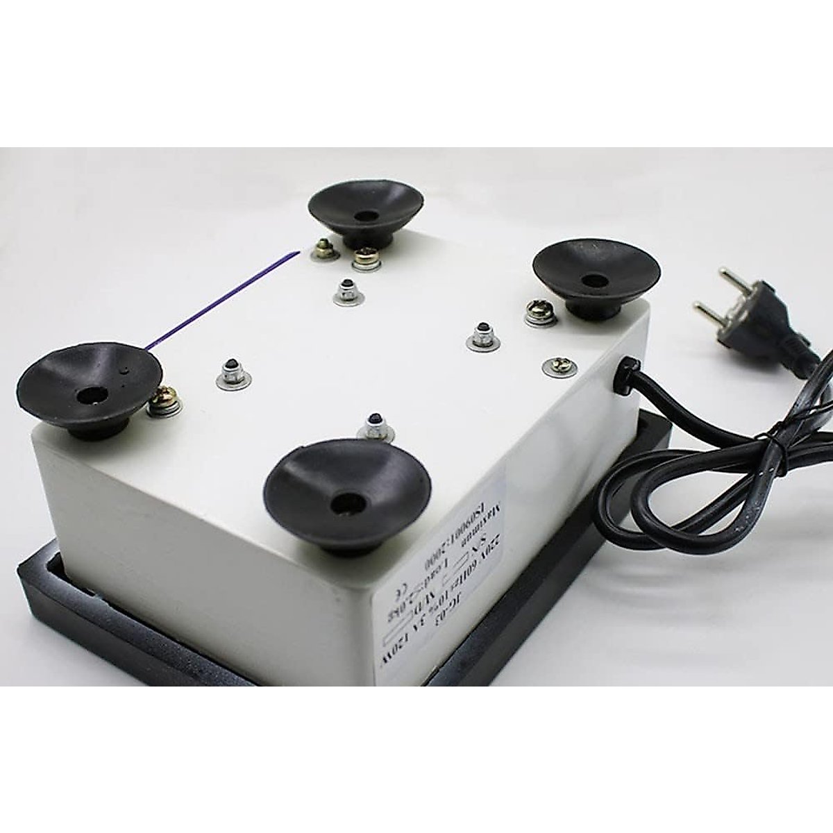 VIBURISH Lab Small Square Quartet Vibrator - Plaster Oscillator Gypsum Mixing Machine with High/Low Control Function
