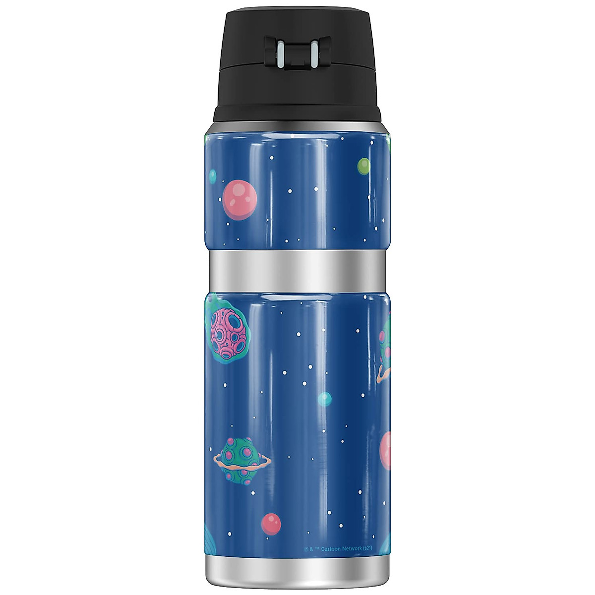 Rick and Morty Rick and Morty Rescue THERMOS STAINLESS KING Stainless Steel Drink Bottle, Vacuum insulated & Double Wall, 24oz