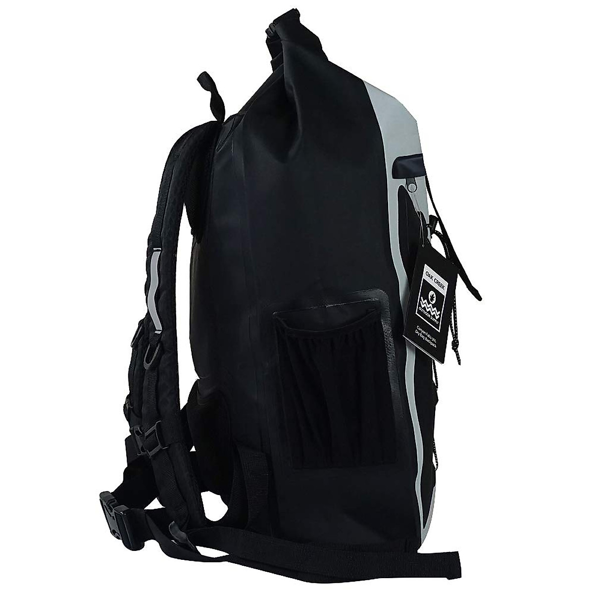 Oak Creek Canyon Falls 30L Dry Bag Backpack. Premium Waterproof Backpack with Padded Shoulder Straps. PVC Construction. Keep Your Gear Dry