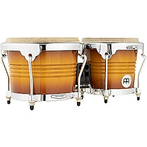 Meinl Percussion FWB200GAB Free Ride Series Wood Bongos, Gold Amber Sunburst Finish