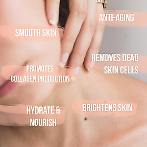 Himalayan Salt Body Scrub, Pink Exfoliator For Women, Exfoliating Scrub for Soft Skincare, Removes Dead Skin Cells, Natural Face Foot Hands Exfoliation Deep Cleansing & Moisturize Skin Large 12oz Jar