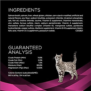Purina Pro Plan Veterinary Diets UR Urinary St/Ox Savory Selects Feline Formula Salmon Recipe in Sauce Wet Cat Food - (Pack of 24) 5.5 oz. Cans
