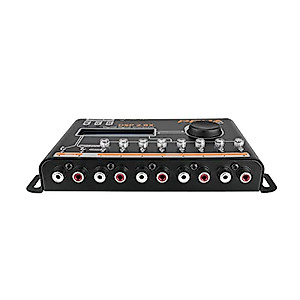 PRV AUDIO DSP 2.8X Car Audio Crossover and Equalizer 8 Channel Full Digital Signal Processor DSP with Sequencer