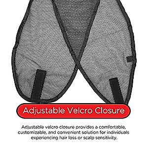 DONNA Mesh Wrap 1pc HEADBAND, Silk Wraps, Mesh Wrap for Women’s Hair, Face Wash, Makeup Hair Accessories Headbands (BLACK)