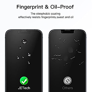 JETech Full Coverage Screen Protector for iPhone 14 Plus 6.7-Inch (NOT FOR iPhone 14 6.1-Inch), 9H Tempered Glass Film Case-Friendly, HD Clear, 3-Pack