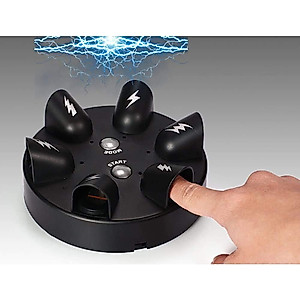 XIGUI Polygraph Electric Shock Game, Novel Truth Game, Party Game Analyzer, Gift for Adults & Kids, 6 Player Supported, Battery Powered