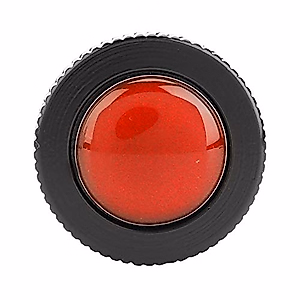 Acouto for Manfrotto Quick Release Plate Mini Aluminium Alloy Round Quick Release Plate Head 1/4 inch Screw for Manfrotto Compact Action Tripod Red