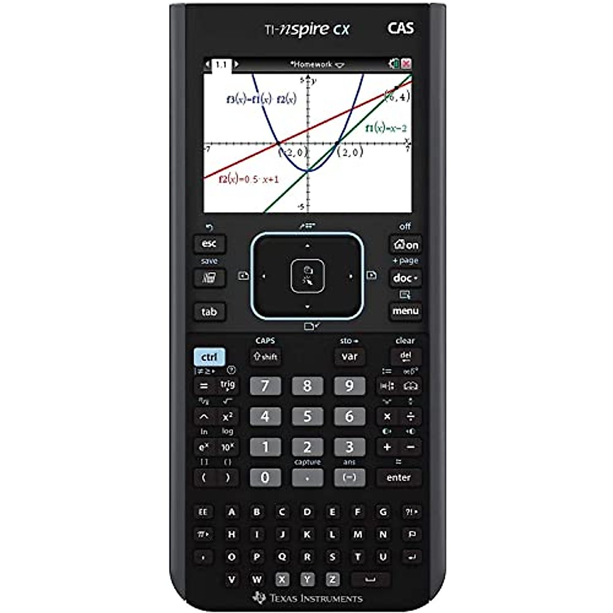 Texas Instruments TI Nspire CX CAS Graphing Calculator (Certified Renewed)