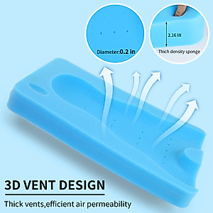 Cubolar Baby Bath Sponges Baby Bath Anti-Slip Cushion Infant Bath Sponges Mat Bath Support for Newborns Toddlers Infant