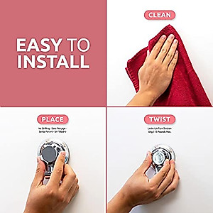 Compactor Bestlock Suction Cup Single Hook Pack (2, Chrome)