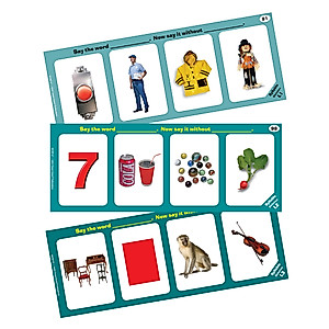 Super Duper Publications | Phonological Awareness Skill Strips® Photo Flash Cards | Educational Learning Resource for Children | Skills to Learn to Read | Activities for Auditory Processing Disorders