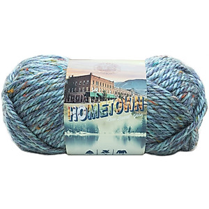 Lion Brand Hometown USA Yarn 6/Pk-Key Largo Tweed, 6 Pack