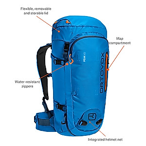 Ortovox Peak 45 Backpack, Unisex Adult, Safety Blue, 45 liters