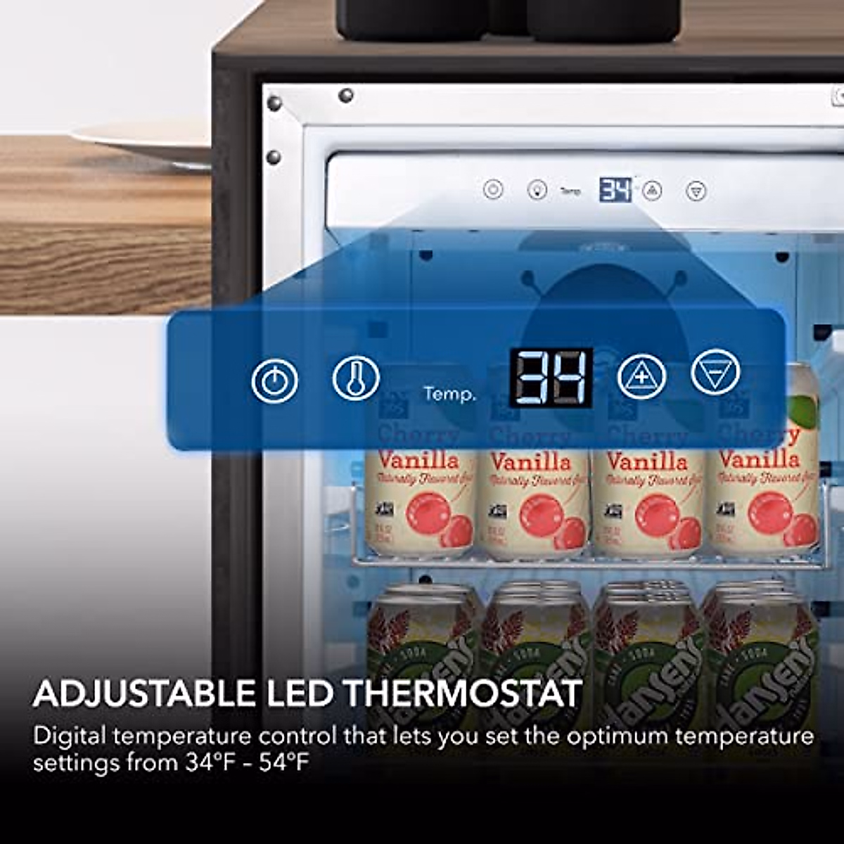 Whynter BOR-326FS 3.0 cu. ft. Indoor/Outdoor Beverage Refrigerators, One Size, Stainless Steel/Black, 15" wide