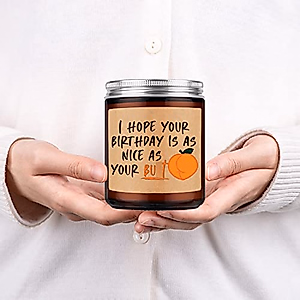 Miracu Scented Candles - Funny Birthday Gifts for Men, Women, Husband, Best Friend - Unique Birthday Gifts for BF, Girlfriend, Wife, Boyfriend - Gay Birthday Gifts - I Hope Your Day is as Nice as Your