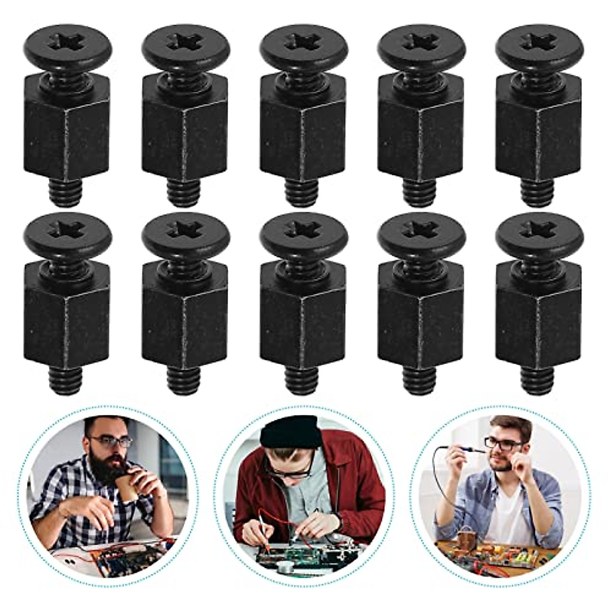 KOMBIUDA Laptop Stand Laptop Stand Laptop Stand Laptop Stand Laptop Stand 20 pcs Metal Screw Fixing Kit Computer Fastener M Replacement Ssd Drive Accessory Mounting for State Motherboard Laptops