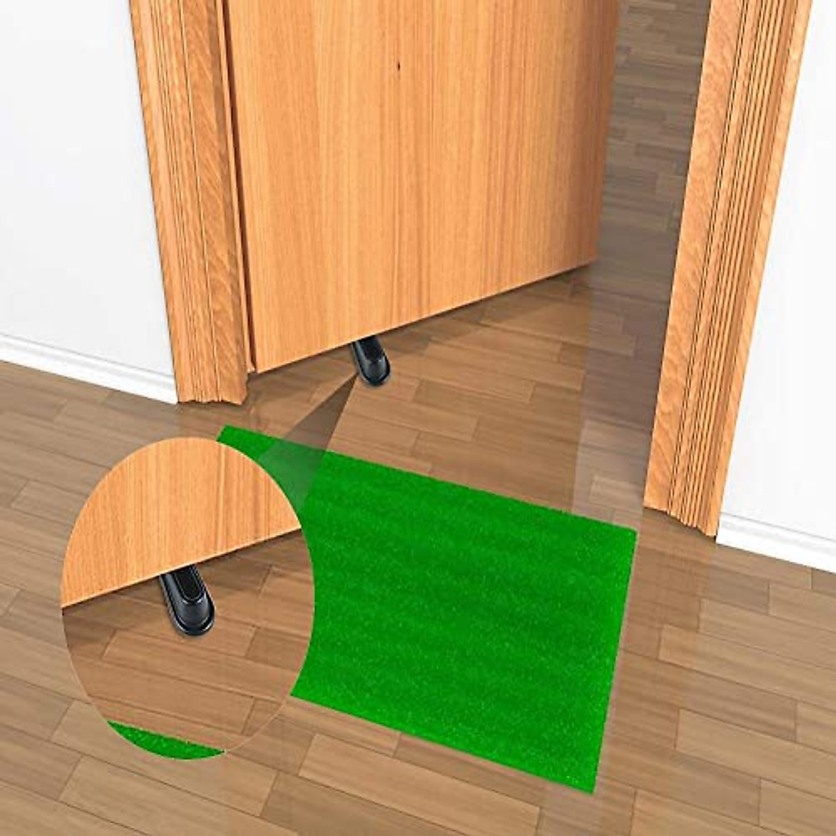 Rubber Doorstopper Wedge Suitable for All Floors Non-Scratching and Anti-Slip Design (5 Packs)