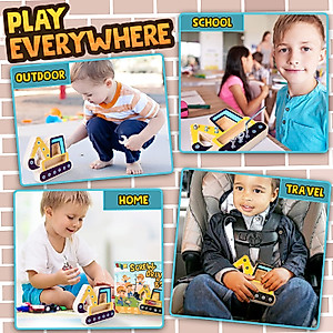 CozyBomB™ Screwdriver Board Set for Kids - Montessori Preschool Toys for 1 Year Old Learning Fine Motor Skills Educational Screw Board Toy for 3+ Year Old Sensory STEM Wooden Tool Set Screwdriver