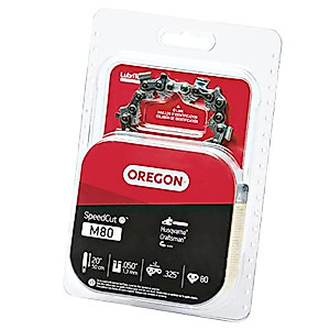 Oregon M80 SpeedCut 20-Inch Chainsaw Chain, Fits Husqvarna, Craftsman,Gray
