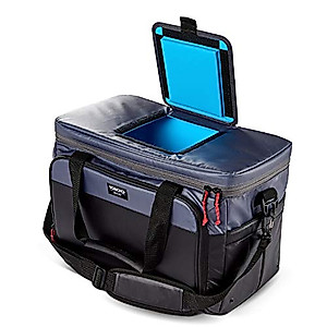 Igloo Coast Durable and Compact Insulated 36 Can Cooler Duffel Bag, Dark Blue