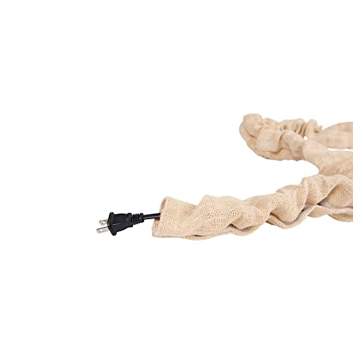 Creative Co-Op 6' Long Chandelier Cord Cover, Natural Cotton