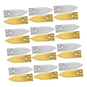 KOMBIUDA 40pcs Sheet Copper Plate Electrode Strip for Electroplating Copper Strip for Fruit Battery Experiment Zinc Copper Strip Copper