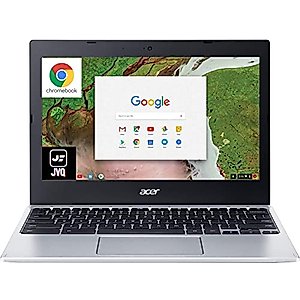 acer 2022 Newest 311 Chromebook 11.6" HD Display Laptop Computer, MediaTek 8-Core MT8183C, 4GB RAM, 160GB Space(32GB eMMC+128GB Card), WiFi 5, Webcam, Bluetooth, USB Type-C, Chrome OS, Silver+JVQ MP