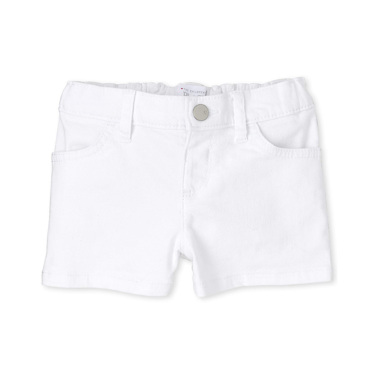 The Children's Place,Denim Shorts,White,4T