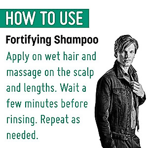 Framesi Barber Gen Fortifying Shampoo, 8.4 fl oz, Strengthening and Thickening Shampoo