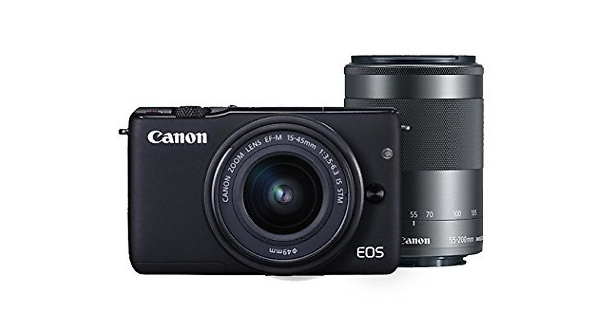 Canon EOS M10 Mirrorless Camera Kit | Dual Lenses, Wi-Fi