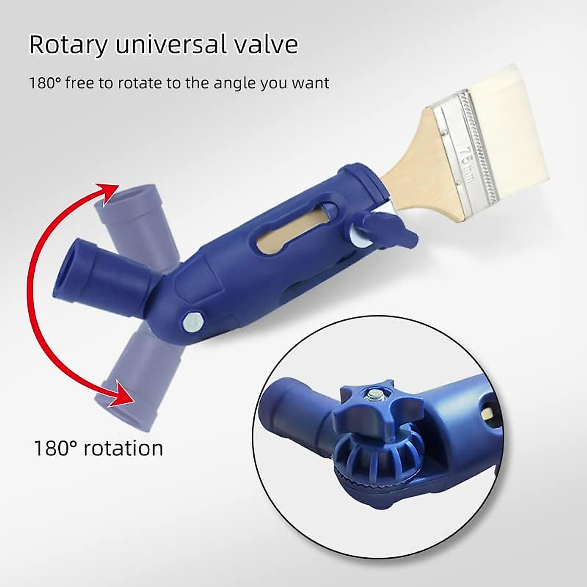 Paint Edger Brush Extender Paint Roller Extension Pole 3.6ft Gripper Paint Edger Tool for Wall Corner Painting Painting Tool Wall Detail Decoration Handle Tool