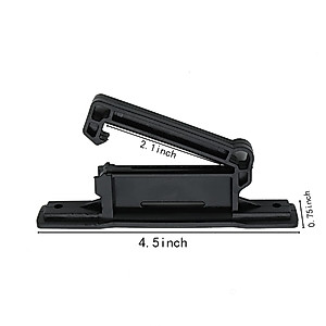 25 Pcs Electric Fence Wire Holding Insulator Wood Post Tape Insulator, Fencing Accessories, Nail on Insulator for Hi-Tensile(Included Screws)