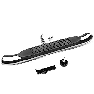 DNA MOTORING HITST-2-4O-111-SS-T1 Class III 4" Oval Hitch Step,Silver