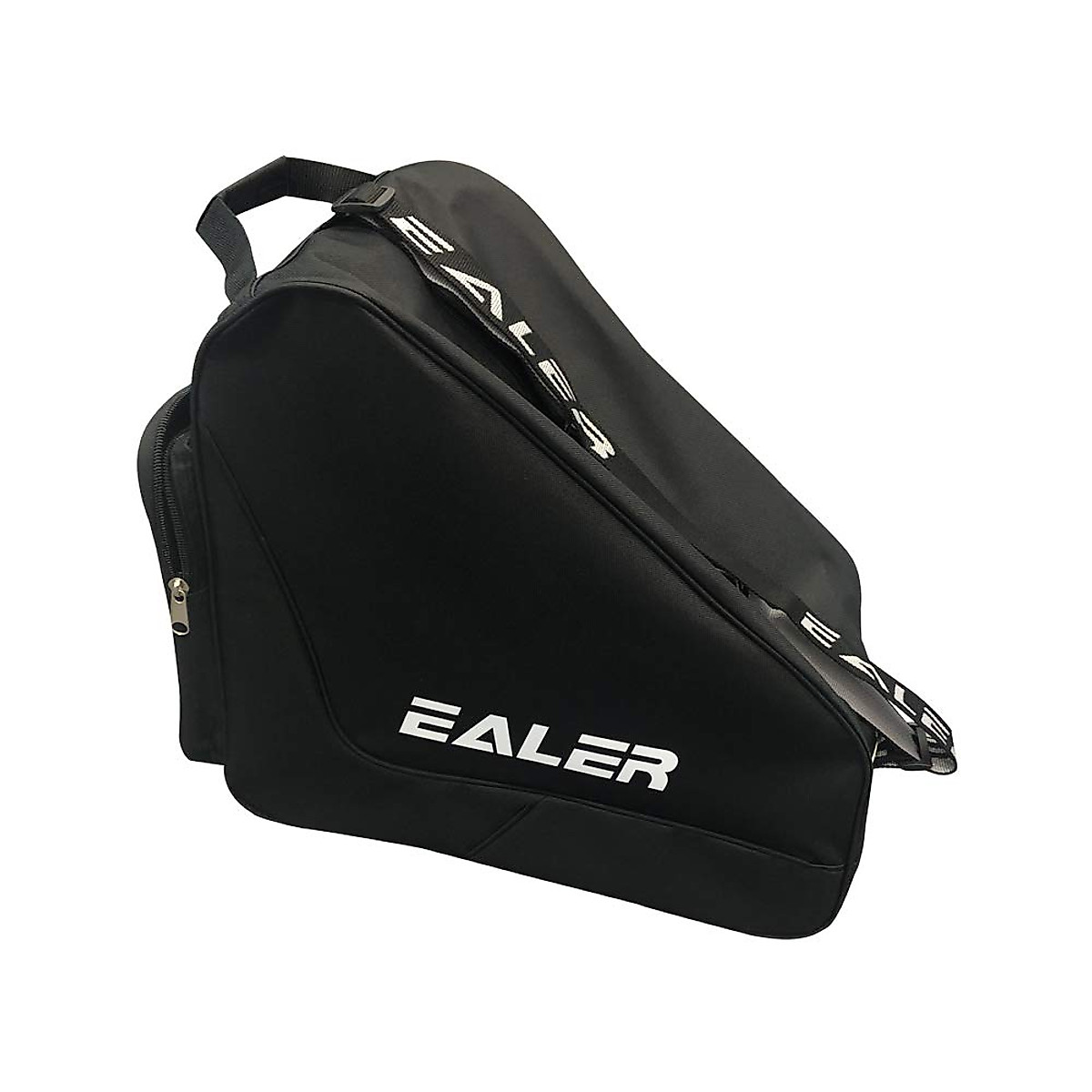 EALER Heavy-Duty Ice Hockey Skate Carry Bag, Adjustable Shoulder Strap-Black