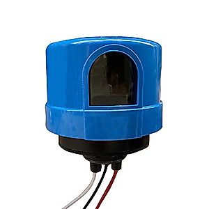 Proshopping AC 120V-277V Twist Lock Photoelectric Switch with Photocell Sensor Receptacle Set, Dusk to Dawn Auto Post Eye Photocell Switch and Photo Control Base Kits - for Outdoor Area Street Light