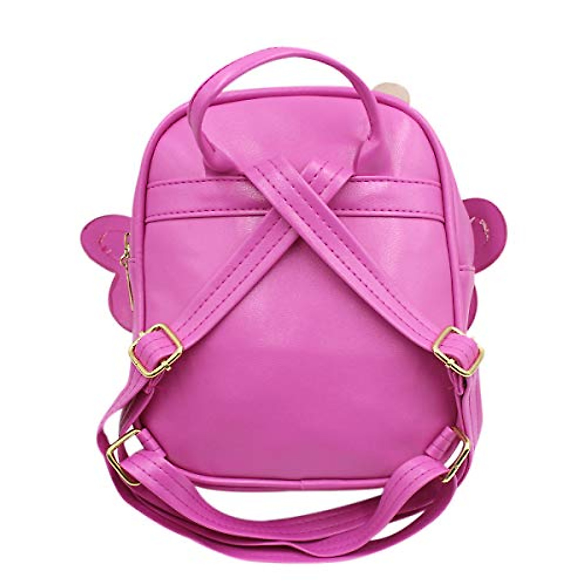 Pamayaneen Cute Bee Backpack Purse for Little Girl Mini Backpack 3D Cartoon Small Leather Daypack for Baby Girl Boy 1-5 Years