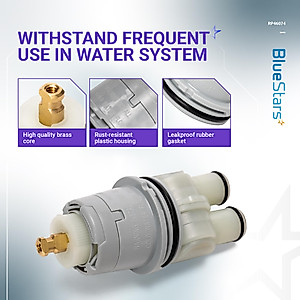 BlueStars RP46074 Shower Valve Cartridge - Single-Function Pressure-Balance Temperature Control- Compatible with Shower and Tub 13/14 Series Faucet