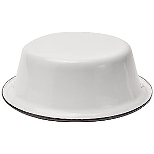Karl Kruger Household Enamel Bowl, White, 24 cm