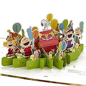 Hallmark Signature Paper Wonder Peanuts Pop Up Birthday Card (Celebrate)