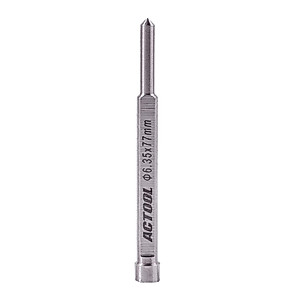 ACTOOL Pilot Pin 6.35x77mm for 1'' Cutting Depth HSS Annular Cutter with 3/4'' Weldon Shank