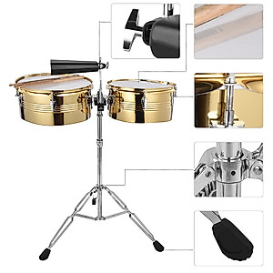 Percussion Instrument Easy to Operate Convenient Musical Instrument for Music Lover Musical Instruments(gold)