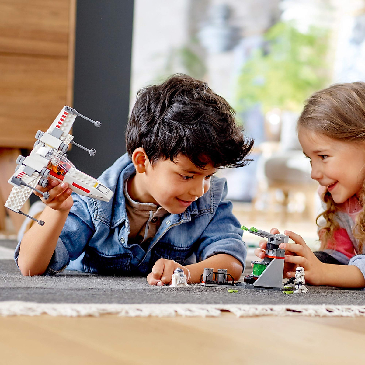 LEGO Star Wars X Wing Starfighter Trench Run 75235 4+ Building Kit (132 Pieces)