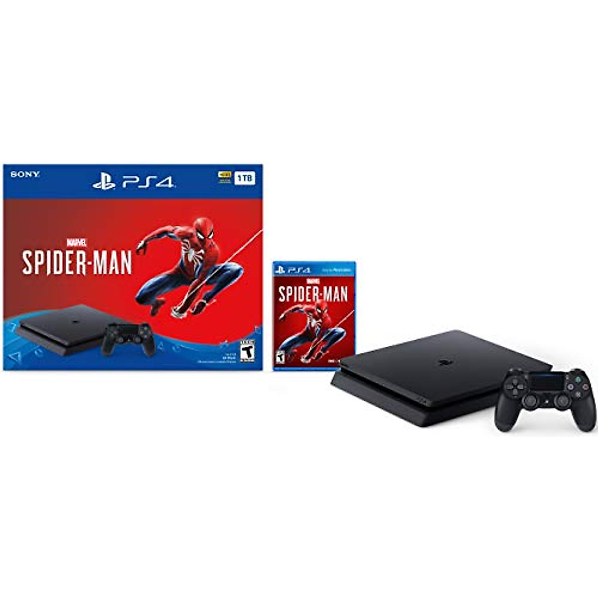 PlayStation 4 Slim 1TB Console - Marvel's Spider-Man Bundle [Discontinued]