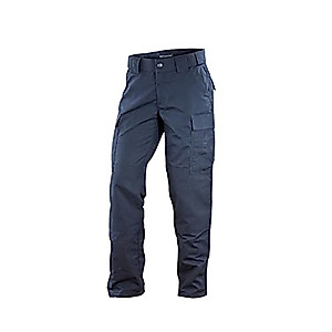 5.11 Tactical Women's TDU Pants, Regular Fit, Cargo Pockets, Style 64359, Dark Navy, 10 Regular