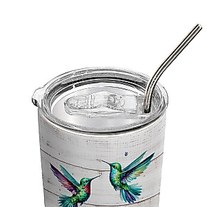 20oz Faith Hummingbird Tumbler, Be Still and Know that I am with You, Religious, Christian Gifts, Coffee Thermos for Women, Stainless Steel Double Wall Vacuum Insulated Coffee Mug, Travel Cup with Lid